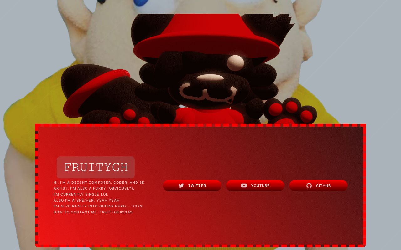 Fruity's epic bio
